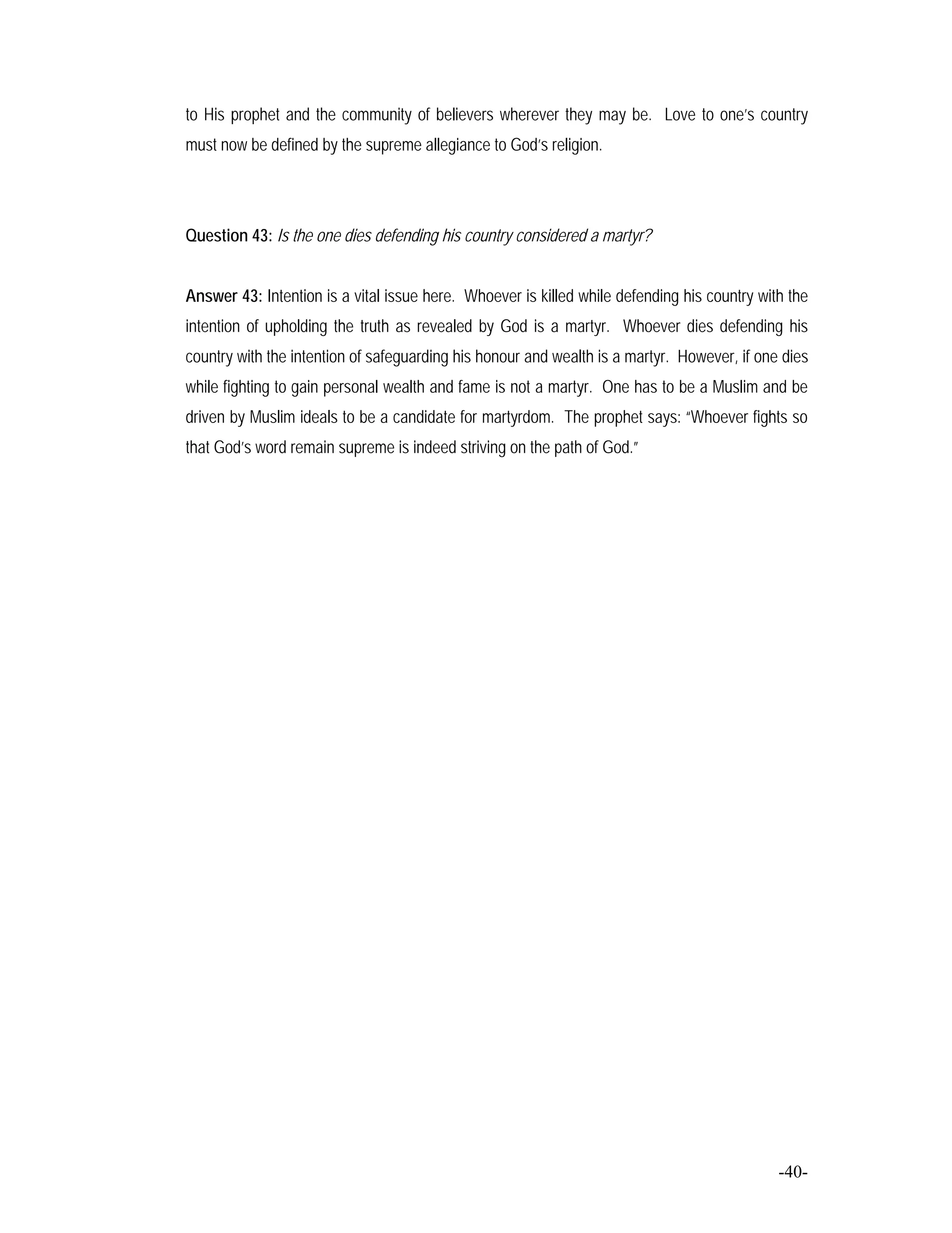 Interrogating islam questions and answers on islam | PDF