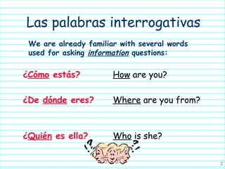 Interrogativas | PPT