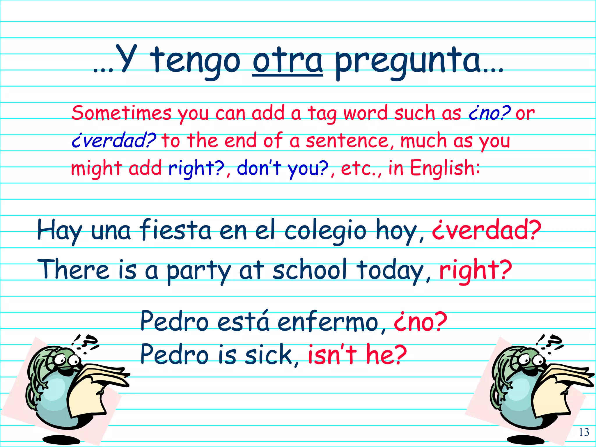 Interrogativas | PPT