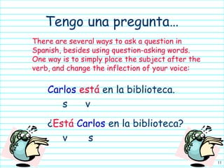 Preguntas Interrogativas para aprender español | PDF