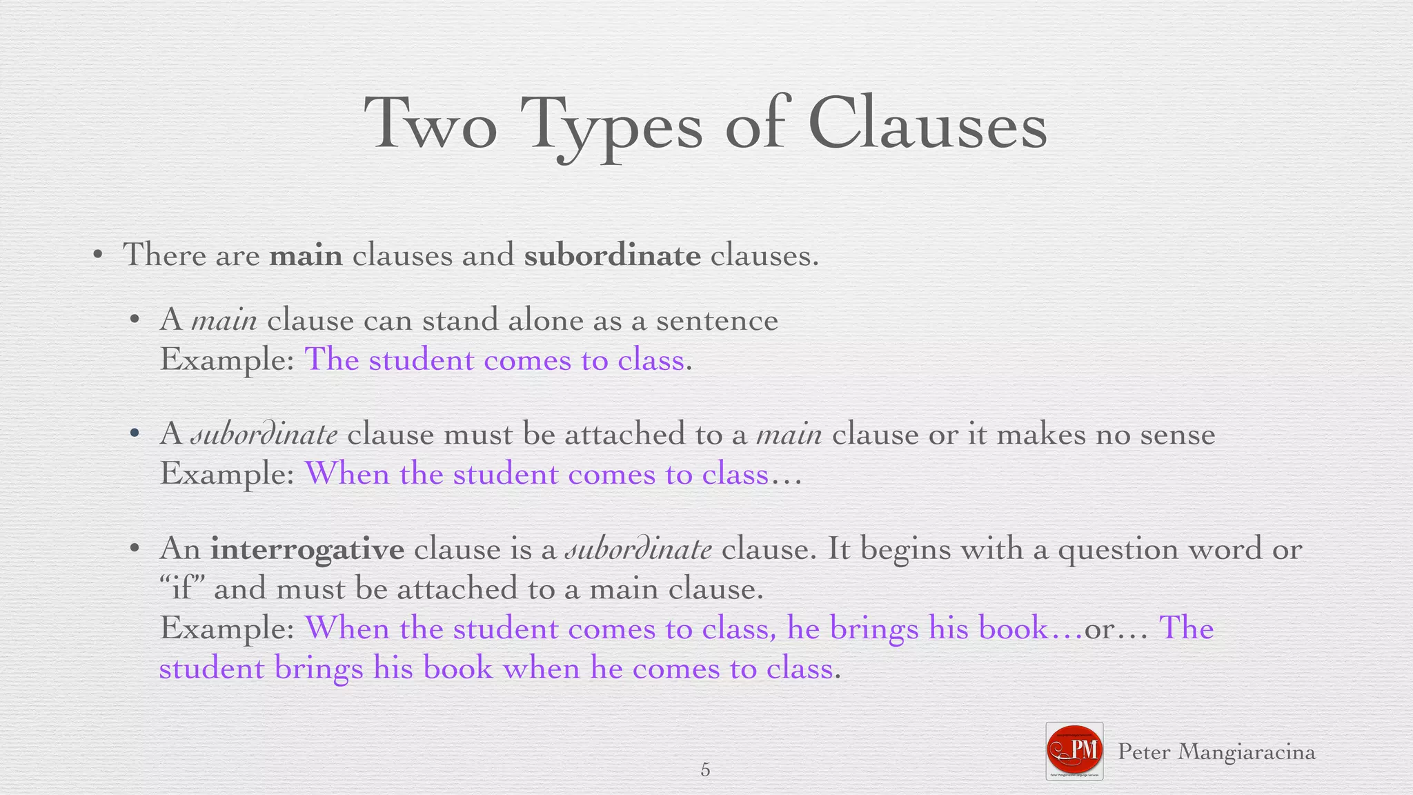 Interrogative Clauses | PDF