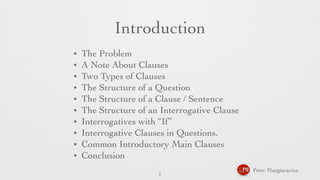 Interrogative Clauses | PDF