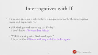 Interrogative Clauses | PDF