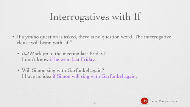 Interrogative Clauses | PDF