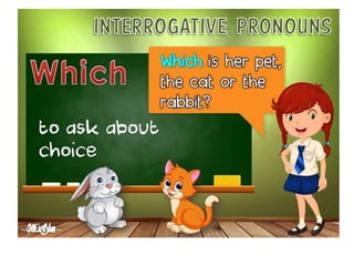 Interrogative pronouns | PPTX