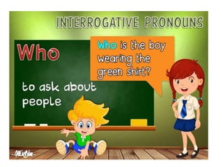 Interrogative pronouns | PPTX