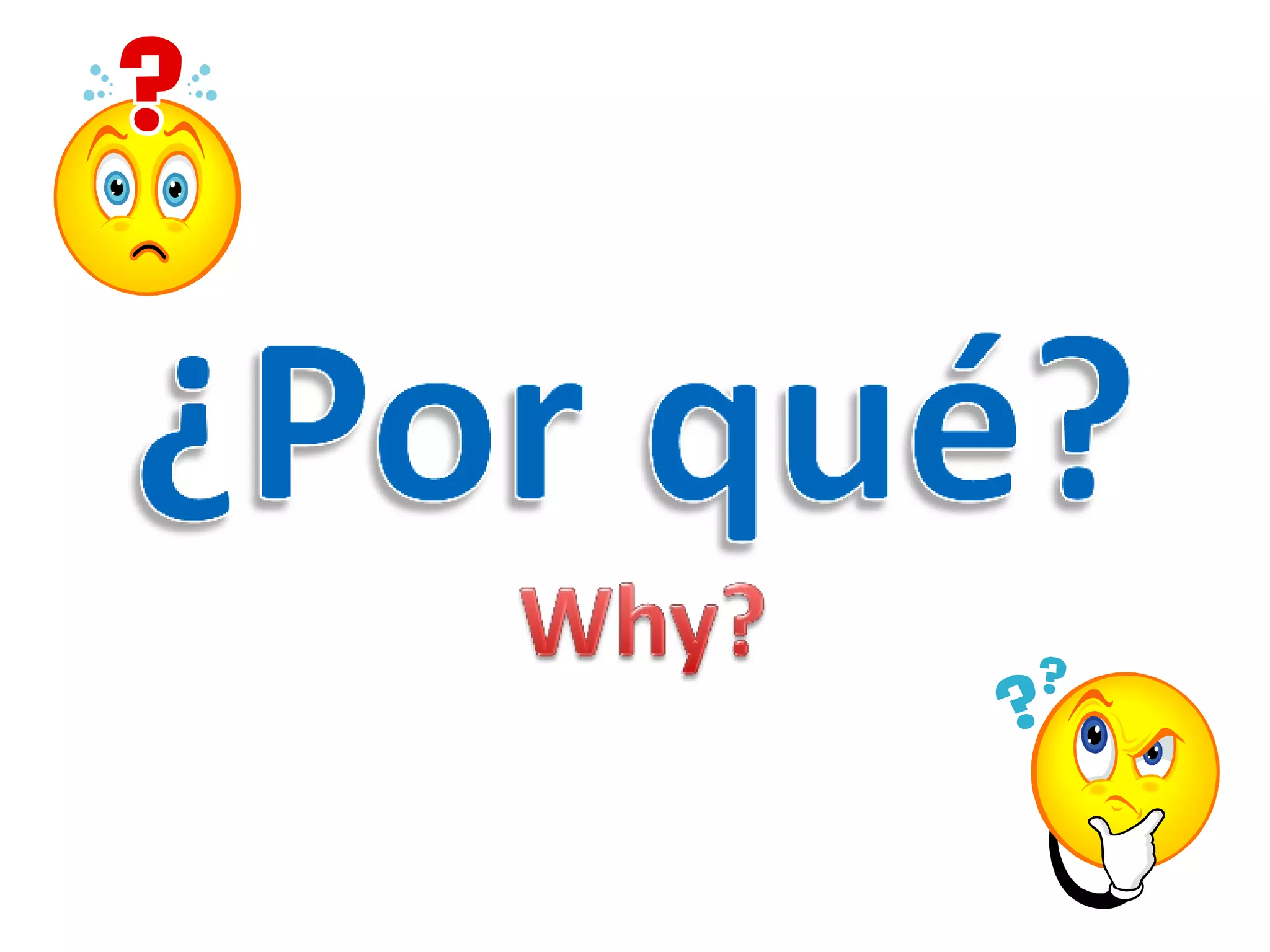 Interrogatives / Questions Words in Spanish | PPT
