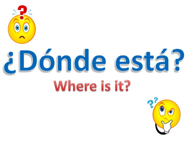 Interrogatives / Questions Words in Spanish | PPT