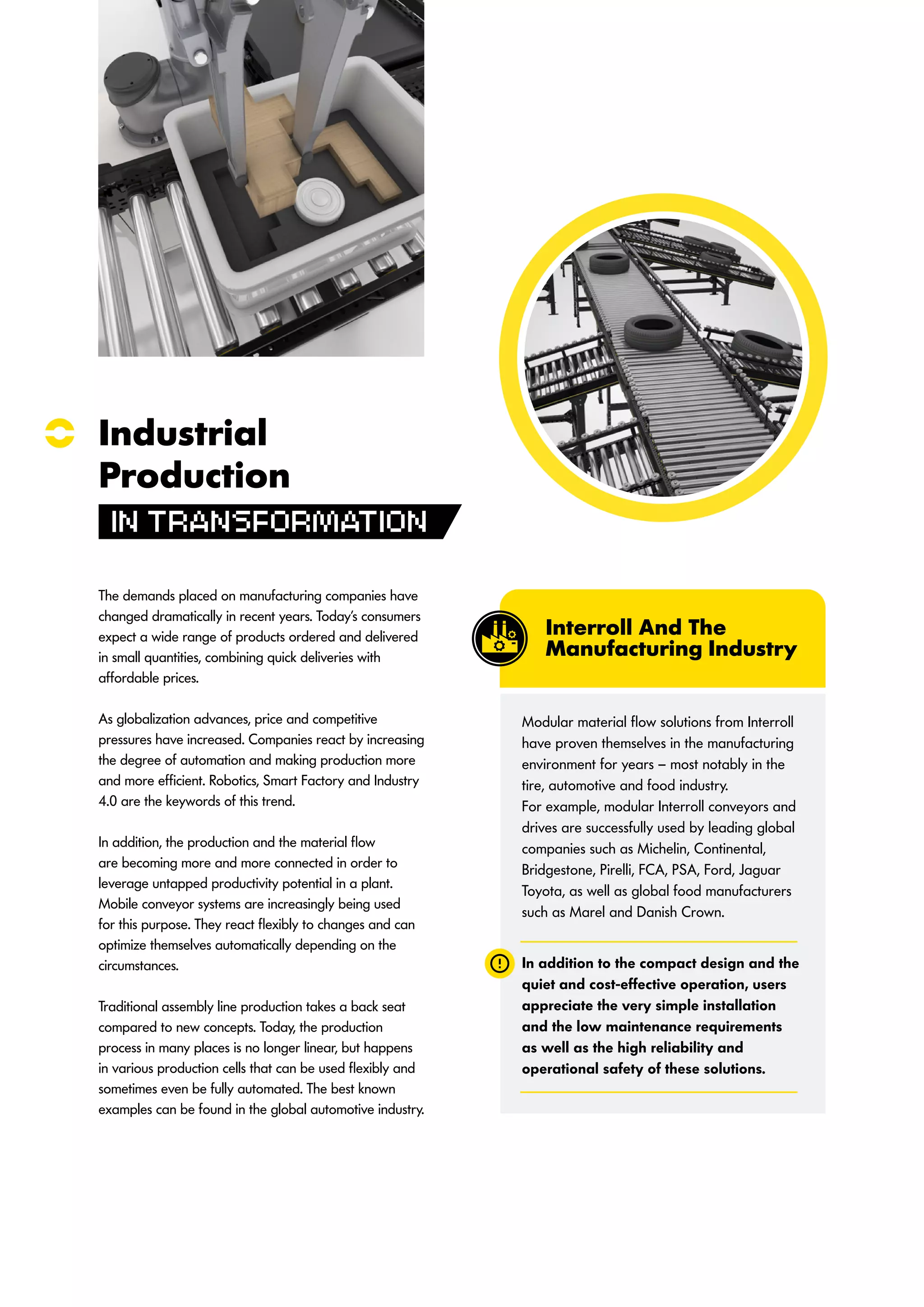 The Interroll Smart Pallet Mover Optimizing The Material Flow In ...