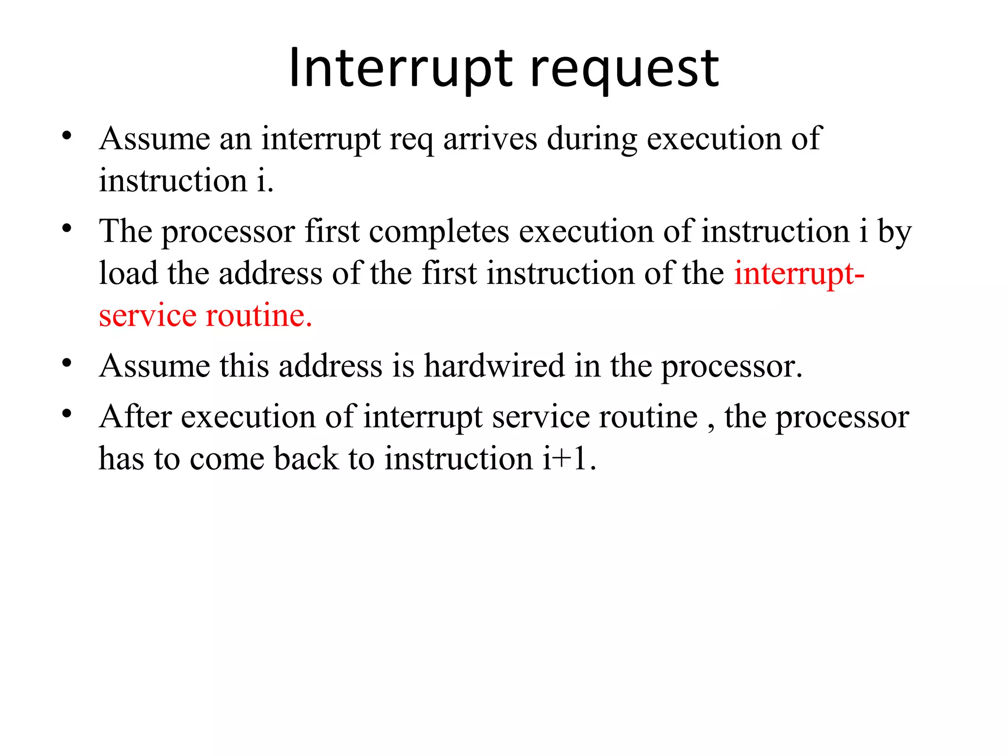 Interrupt | PPT | Operating Systems | Computer Software and Applications