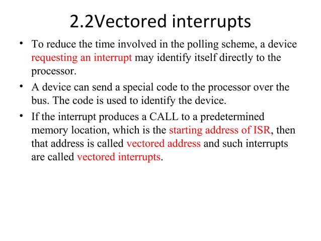 Interrupt | PPT | Operating Systems | Computer Software and Applications