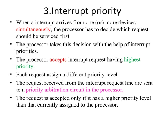 Interrupt | PPT | Operating Systems | Computer Software and Applications