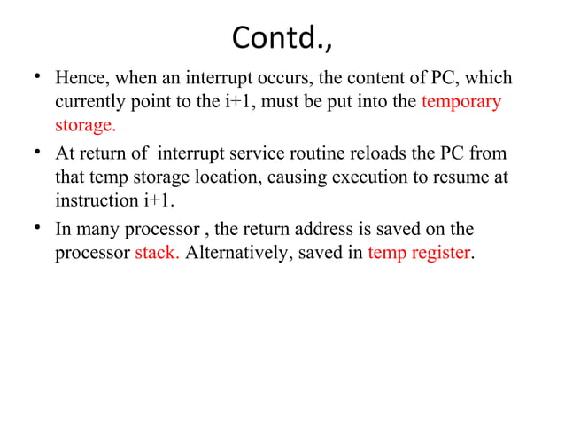 Interrupt | PPT | Operating Systems | Computer Software and Applications