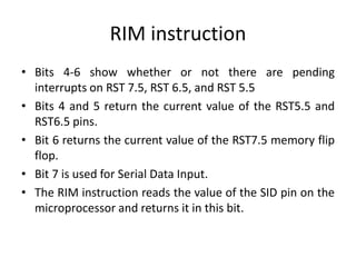 Introduction to Interrupts of 8085 microprocessor | PPT