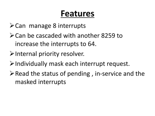 Introduction to Interrupts of 8085 microprocessor | PPT