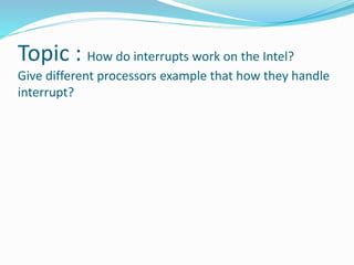 Interrupts | PPT