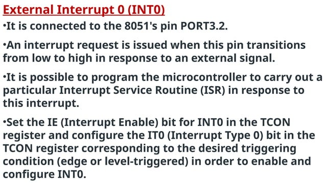 Interrupt in 8051 microcontrollers .pptx