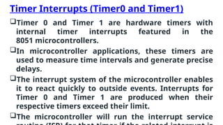 Interrupt in 8051 microcontrollers .pptx