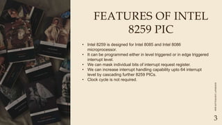 INTERRUPT CONTROLLER 8259 MICROPROCESSOR | PPTX