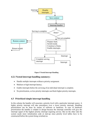 Interrupt handling | PDF | Operating Systems | Computer Software and Applications