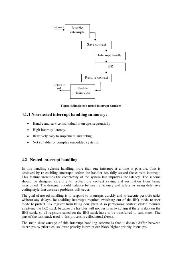 Interrupt handling Interrupt handling