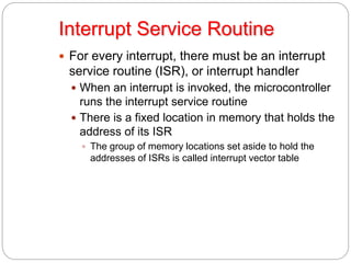 Interrupt in 8051 | PPTX