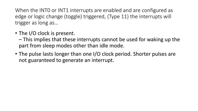 Interrupt In Atmega328ppptx Operating Systems Computer Software