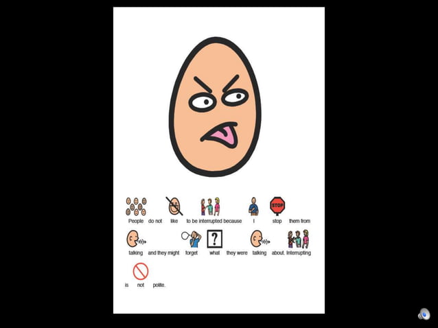 Interrupting social story slide show 2015 | PPTX