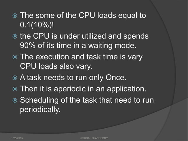 INTERRUPT LATENCY AND RESPONSE OF THE TASK | PPTX