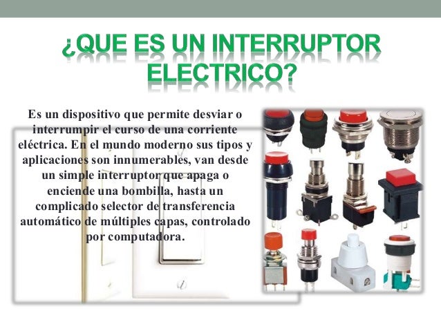 Interruptores electricos