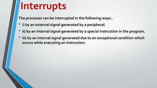 Interrupt in real time system | PPTX | Operating Systems | Computer Software and Applications