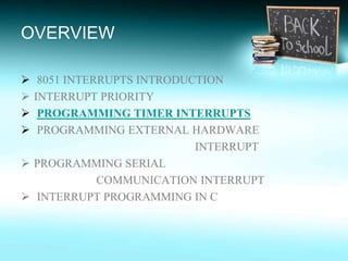 Interrupt programming | PPTX