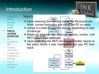 Interrupt programming | PPTX
