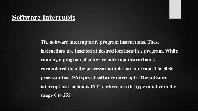 Interrupts Interrupts