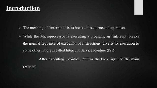 Interrupts
