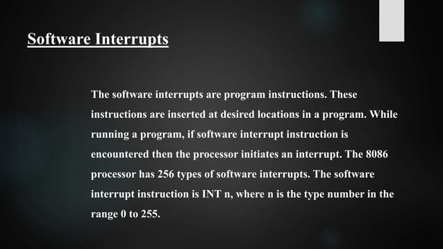 Interrupts of 8086 | PPTX