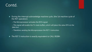 Interrupts of 8085 | PPTX