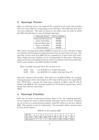 8051 Interrupts | PDF