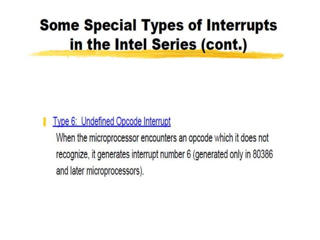 Interrupts Of 8086 Microprocessor 