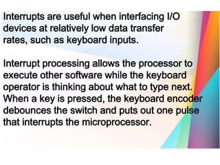 INTERRUPTS OF 8086 MICROPROCESSOR | PPT