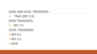 Interrupts and types of interrupts | PPTX