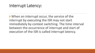 Interrupts and types of interrupts | PPTX
