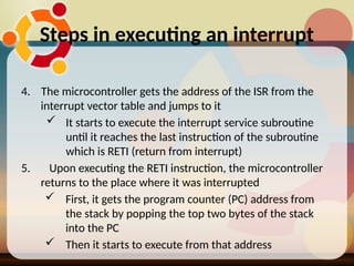 Interrupts of 8051 microcontroller.newpp | PPTX
