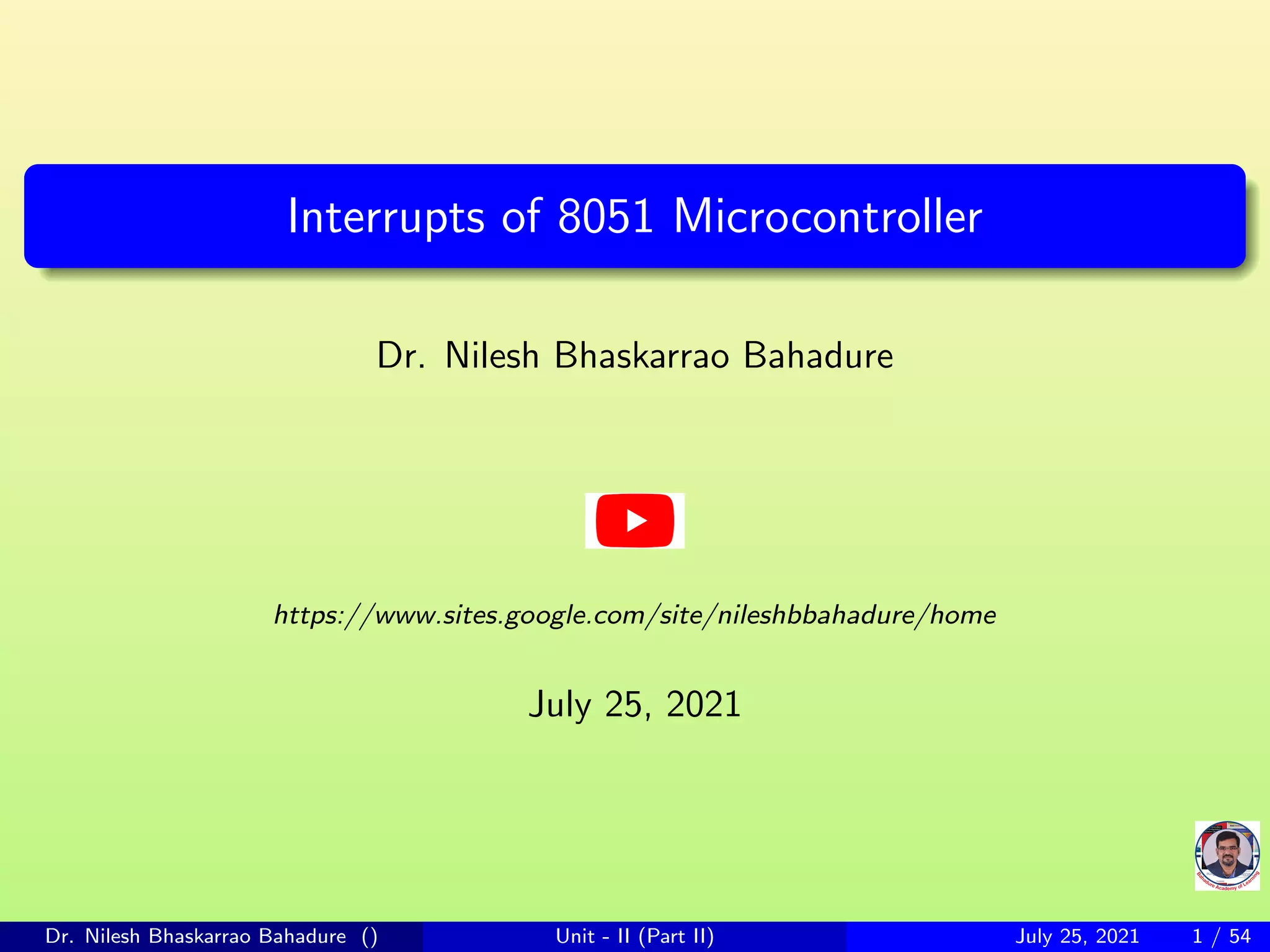 Interrupts Of Microcontroller 8051 Pdf Operating Systems Computer