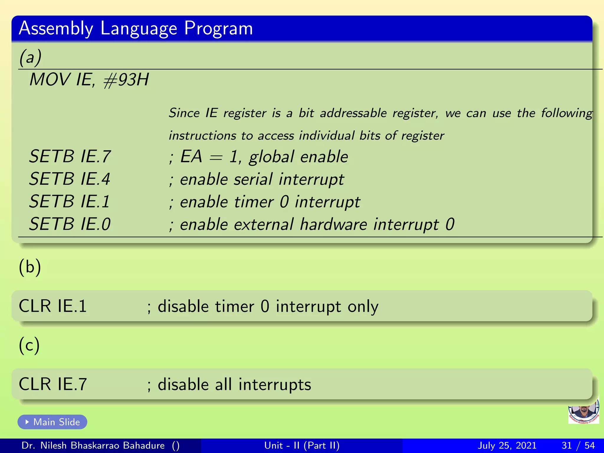 Interrupts Of Microcontroller 8051 Pdf