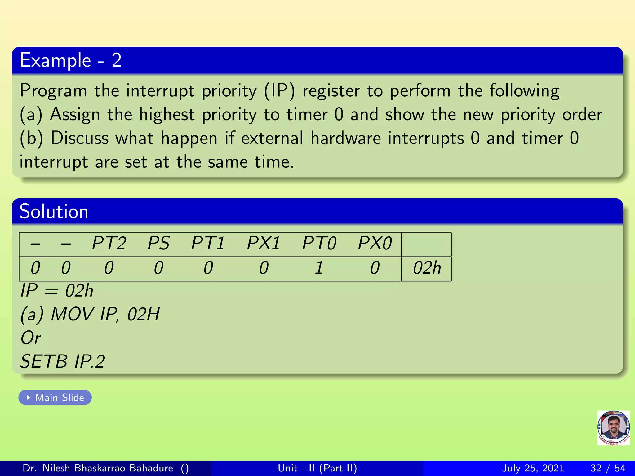 Interrupts Of Microcontroller 8051 Pdf