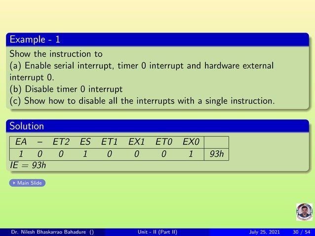 Interrupts of microcontroller 8051 | PDF | Operating Systems | Computer Software and Applications