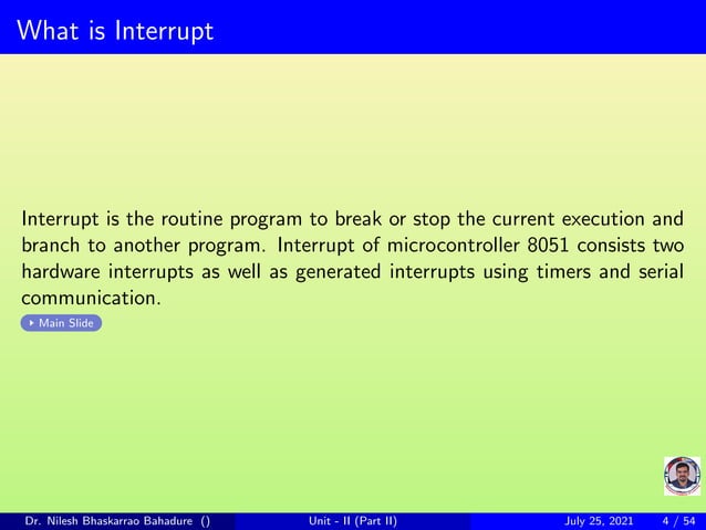 Interrupts of microcontroller 8051 | PDF Interrupts of microcontroller 8051 | PDF