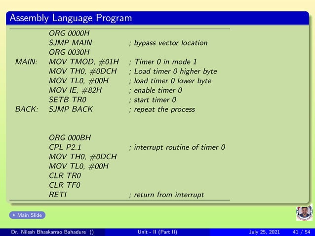 Interrupts of microcontroller 8051 | PDF | Operating Systems | Computer Software and Applications