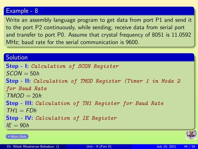 Interrupts Of Microcontroller 8051 Pdf